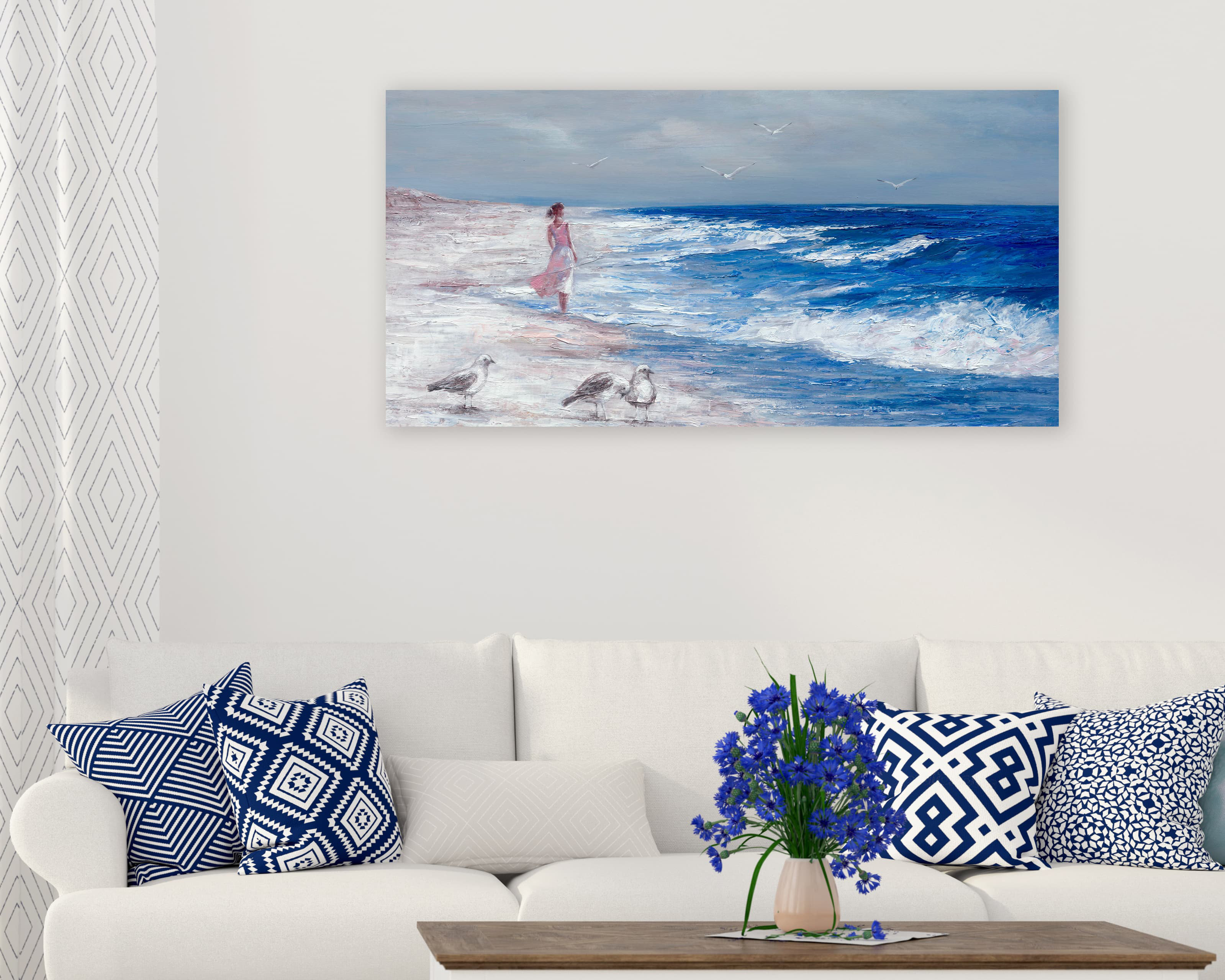 Dovecove Taber Seaside Encounter On Canvas Painting | Wayfair